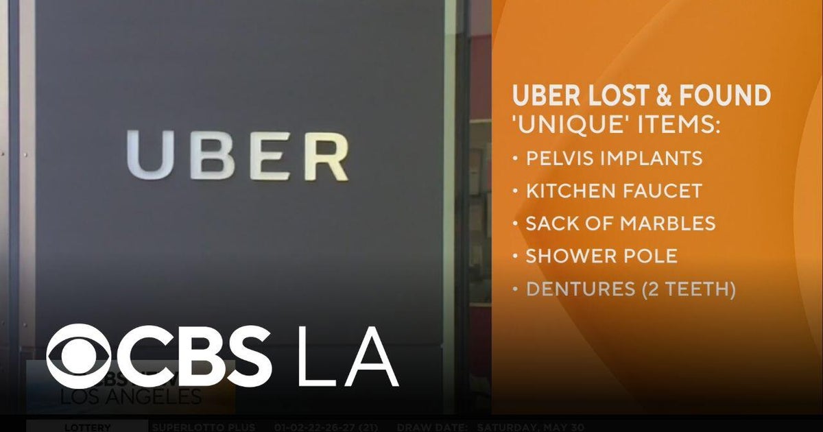 Uber releases list of "unique items" left behind by Los Angeles riders ...