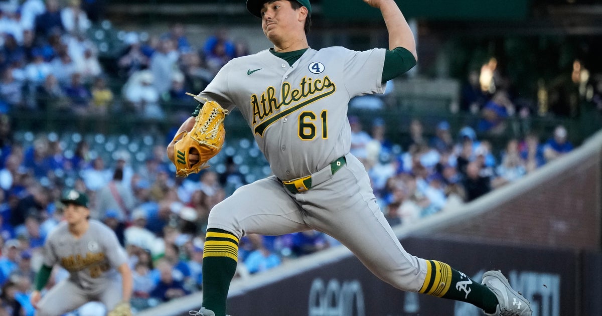 Gage Jump gets his 1st win as the Athletics beat the Cubs 2-1 - CBS Chicago