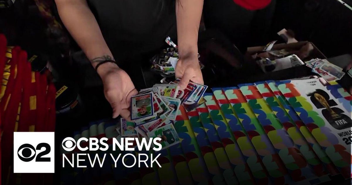 Panini sticker trading mania grips World Cup soccer fans in New York ...