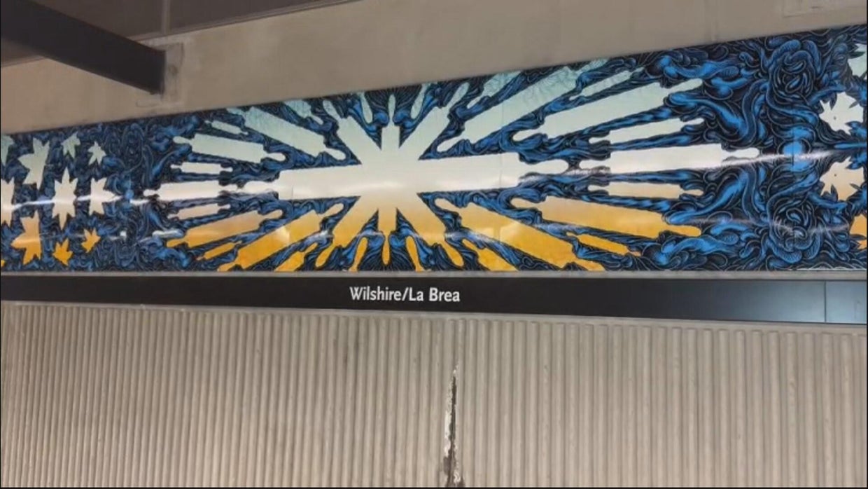 Showcasing the public art along Metro's D Line extension - CBS Los Angeles