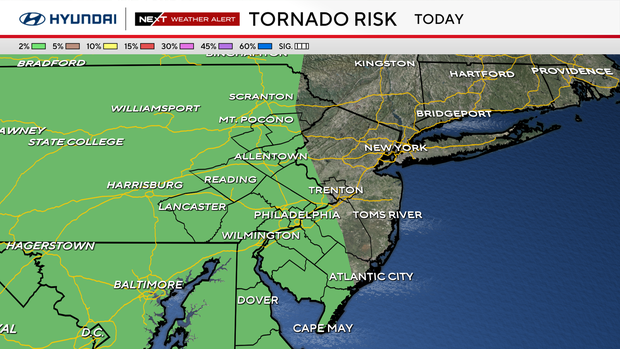 Severe thunderstorm watch in effect for Philadelphia region Sunday ...