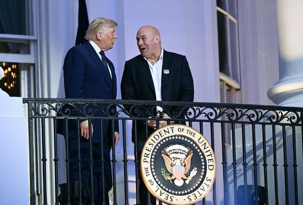 White House hosts "UFC Freedom 250" fight on Trump's 80th birthday ...