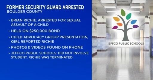 Former Jefferson County school security guard arrested, accused of sex ...